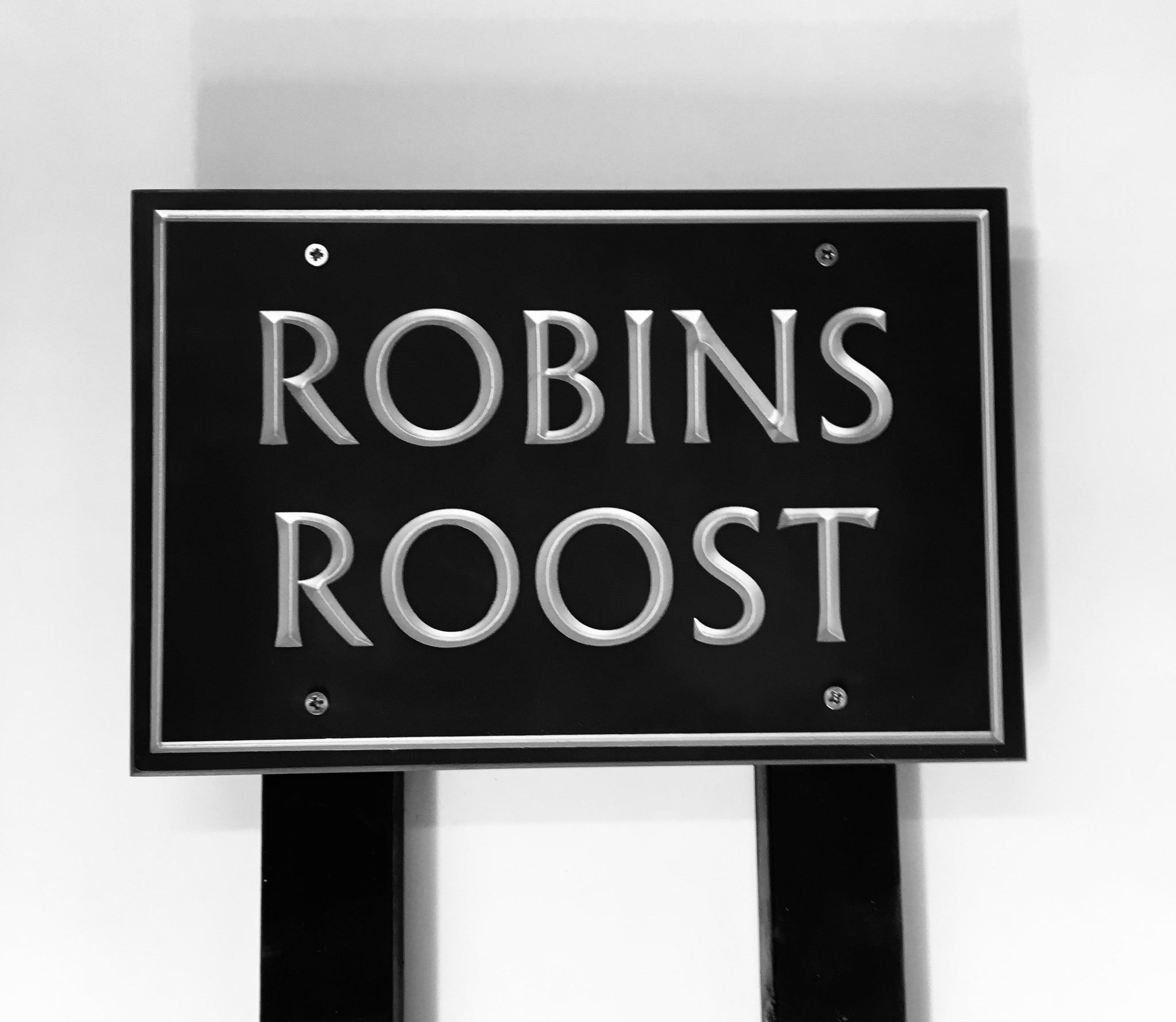 Corian House Sign-Deep engraved-300mm x 200mm – COUNTY HOUSE SIGNS